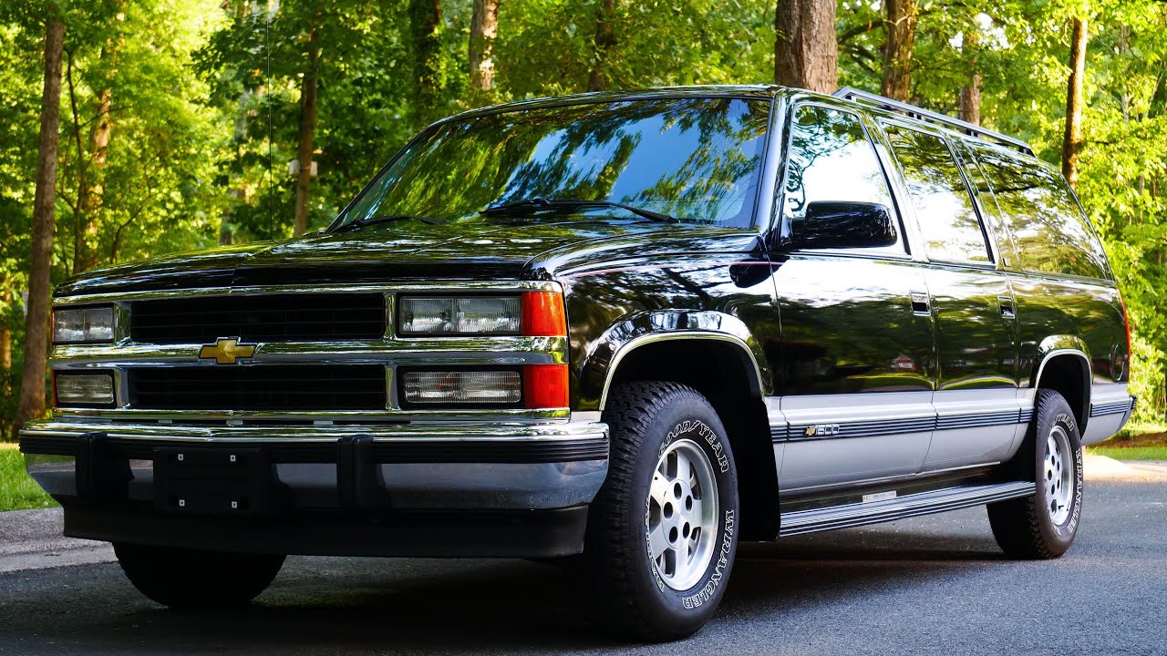1994 Chevrolet Suburban Silverado Walkaround video (SOLD) - YouTube