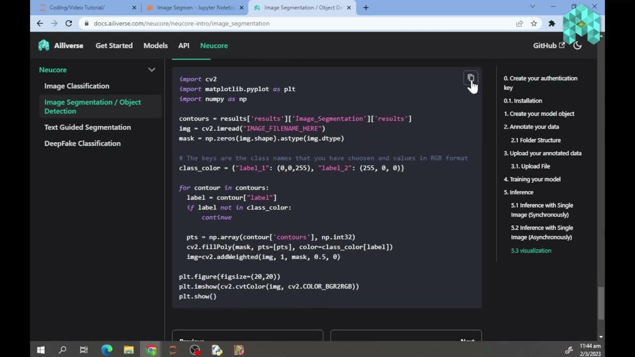 Image Segmentation Tutorial (Inference & Visualization : Part 4 of 4 ...
