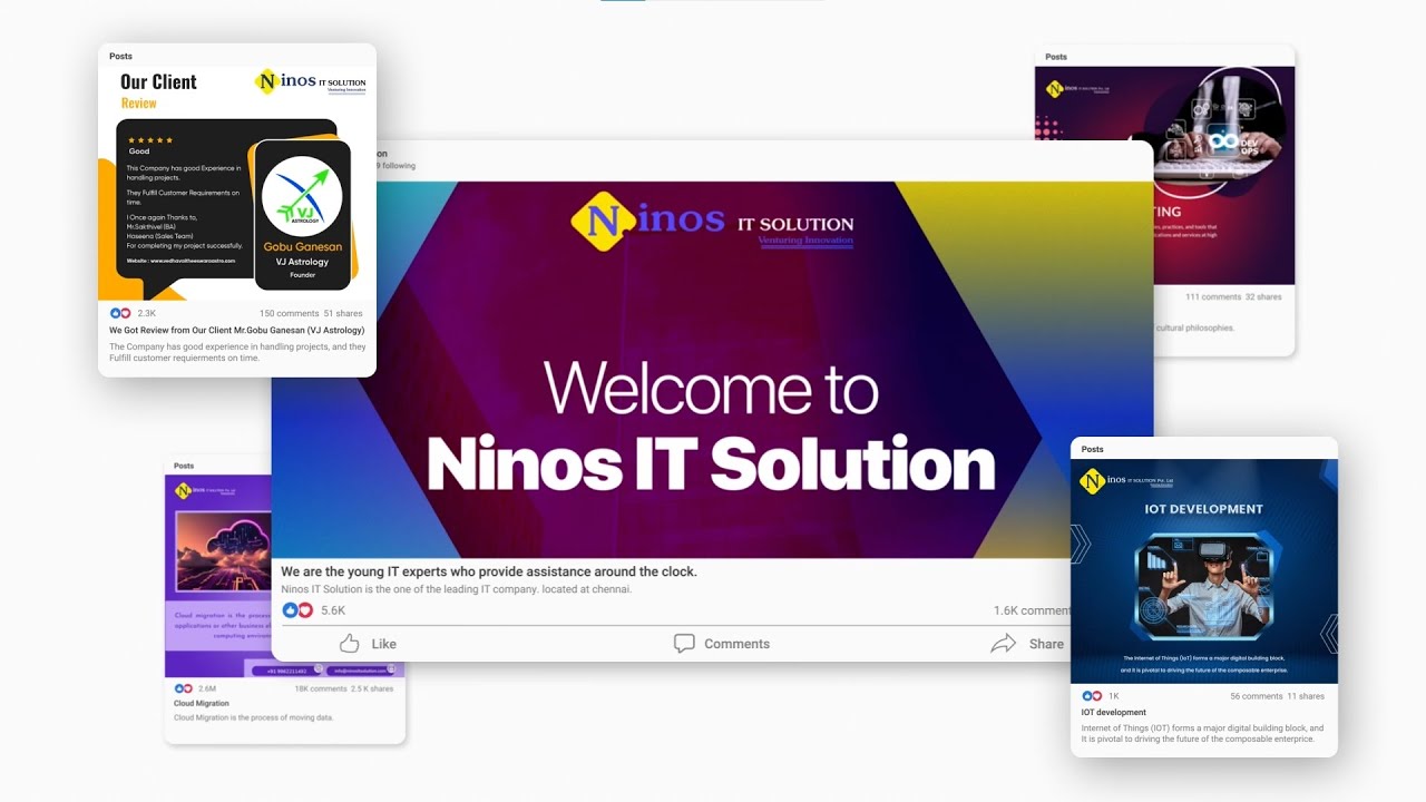 Grow your business with us || follow our facebook page || Ninos It Solution - YouTube