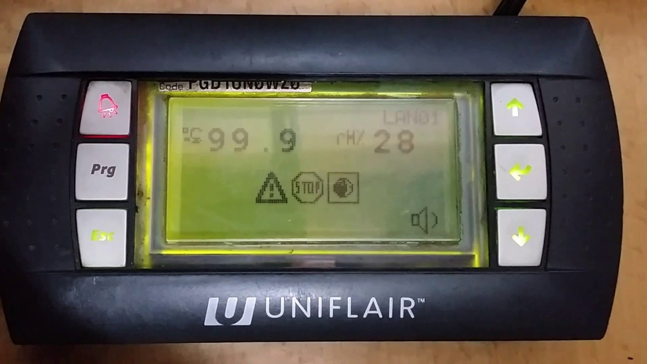 How to Uniflair PAC Machine "pLan"Setting - YouTube