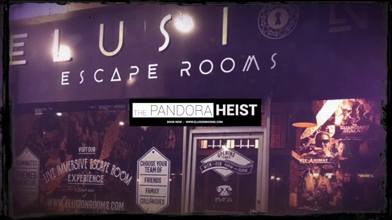 THE PANDORA HEIST - Elusion Escape Rooms - YouTube