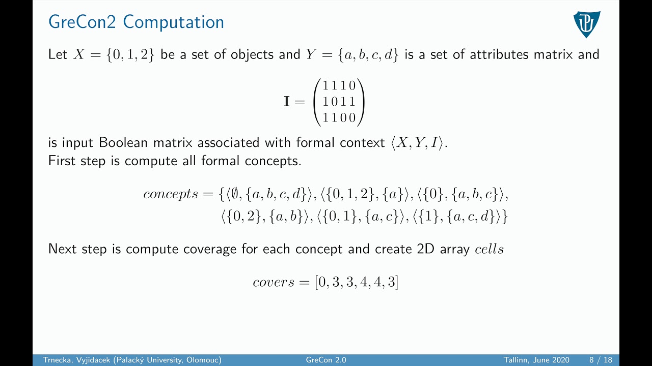 Revisiting The Grecon Algorithm For Boolean Matrix Factorization Youtube 6814