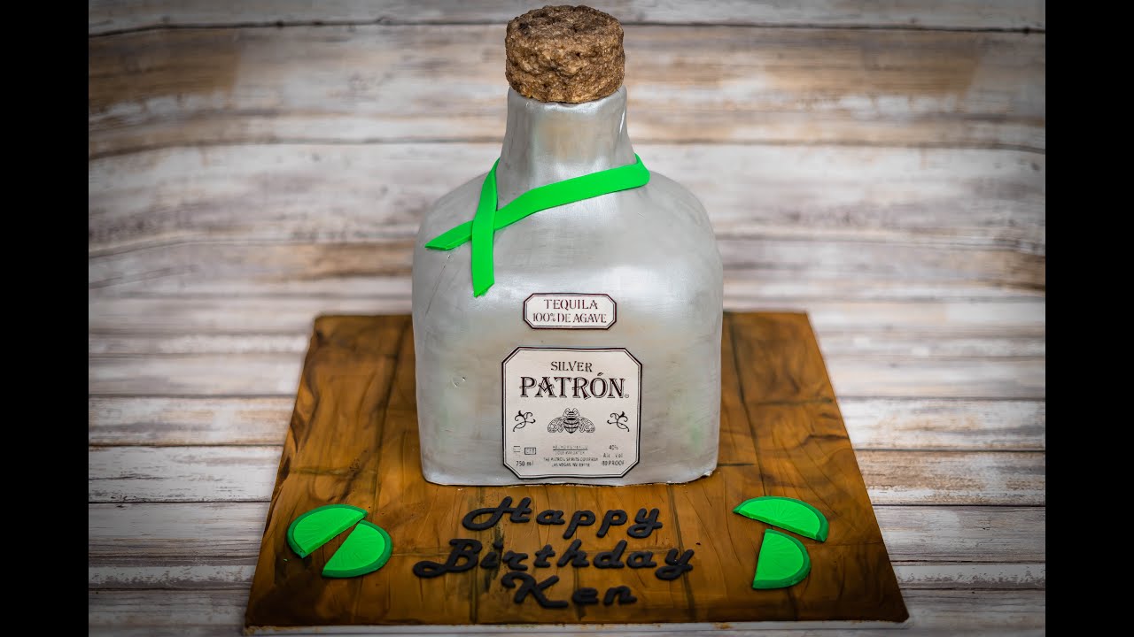 How To Make A Patron Bottle Cake UrFav_Mexican | No Lime. No Salt.