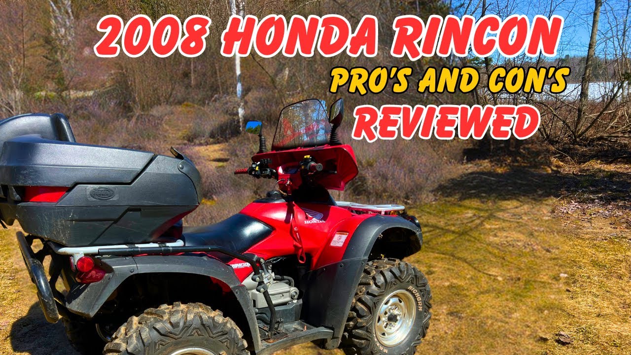Honda Rincon: 15 year Owner Review My Likes and Dislikes - YouTube