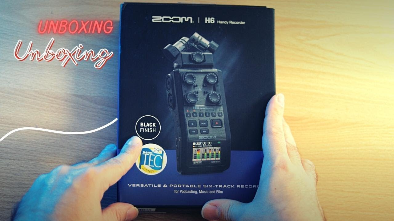 Unboxing Zoom H6 : All Black / Desempaque Zoom H6 : Negra - YouTube
