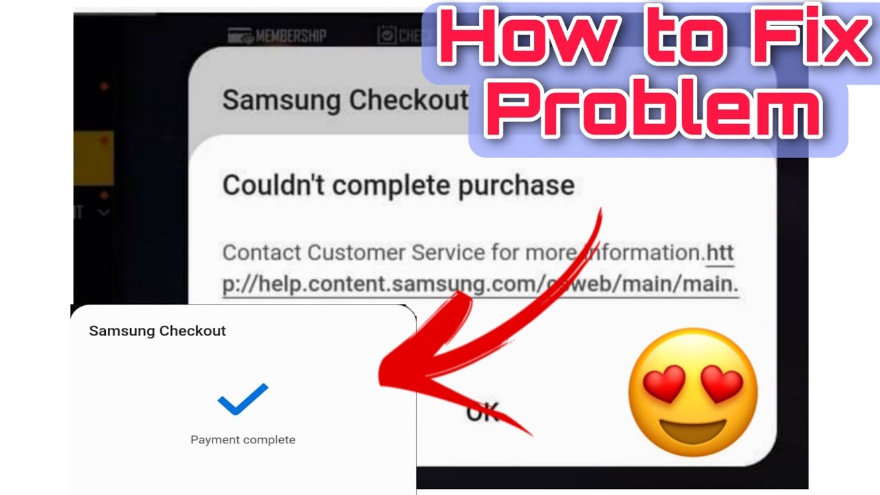 couldn't not complete purchase Samsung galaxy | contact customer ...