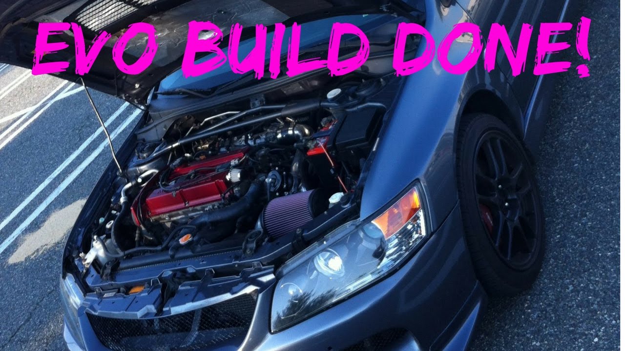 EVO 9 4G64 2.4L Build Complete! - YouTube
