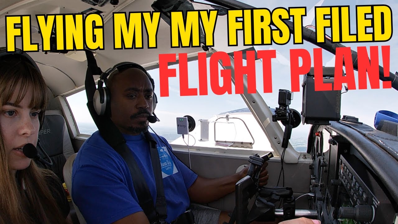 Flying my first filed instrument flight plan! - YouTube