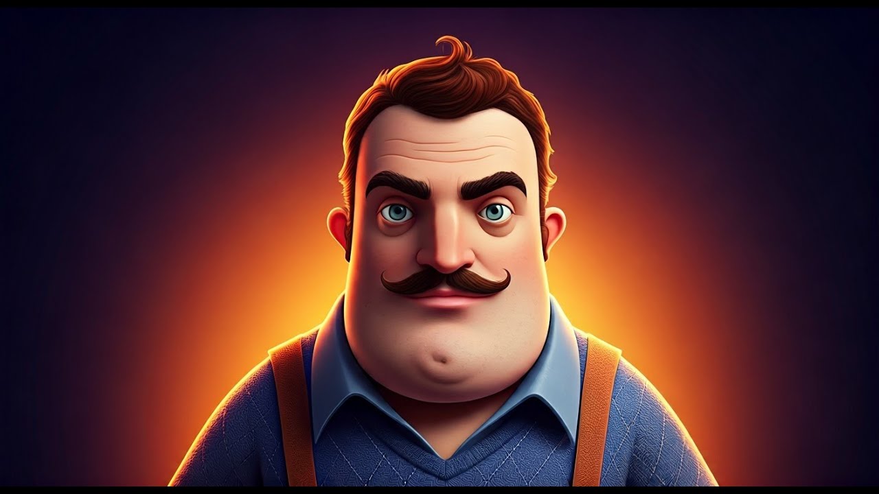 really funny hello neighbour moments - YouTube