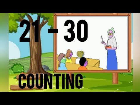 twenty one to thirty counting | Learn 21 to 30 counting in Hindi # ...