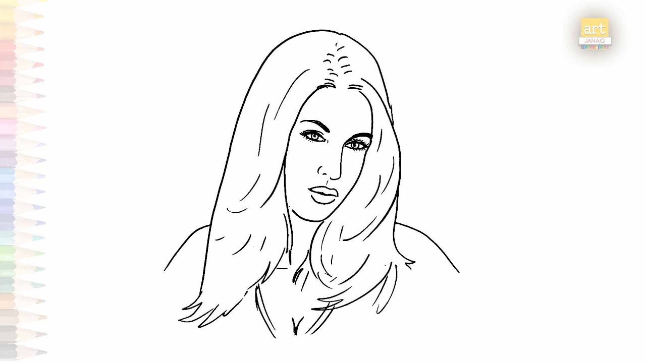 WWE's Nikki Bella drawing easy | Art tutorial | Ho to draw Nikki Garcia ...