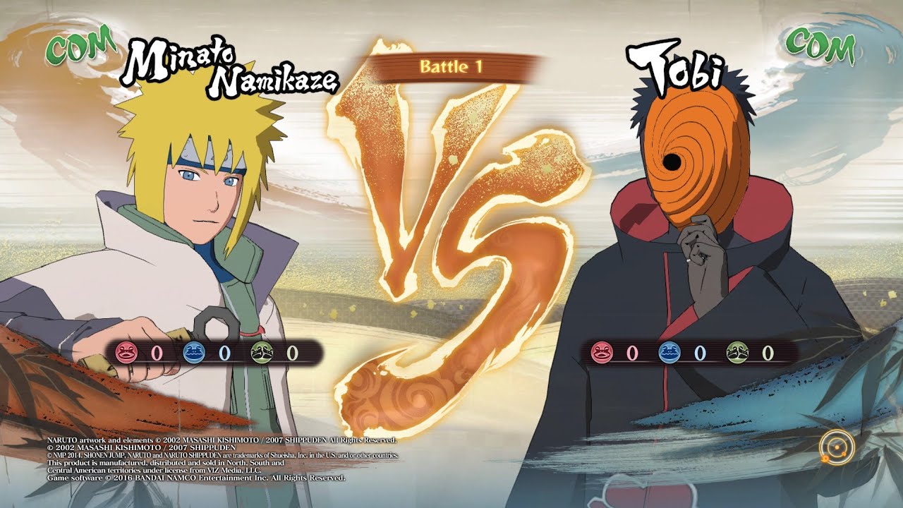 4th Hokage vs Tobi ai vs ai - YouTube