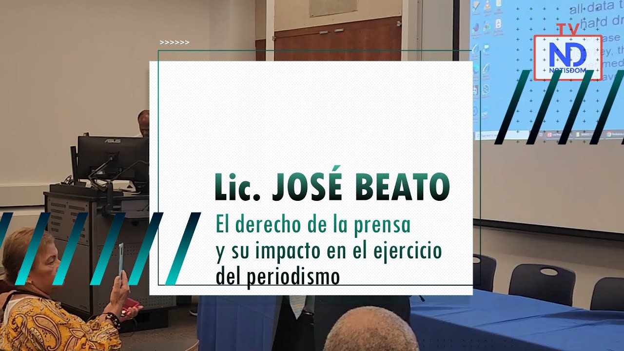 LIC. JOSE BEATO - El derecho de la prensa - YouTube