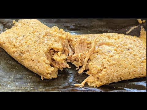 How to Make Tamales Recipe with Banana Leaf, Taro Root, and Chicken ...
