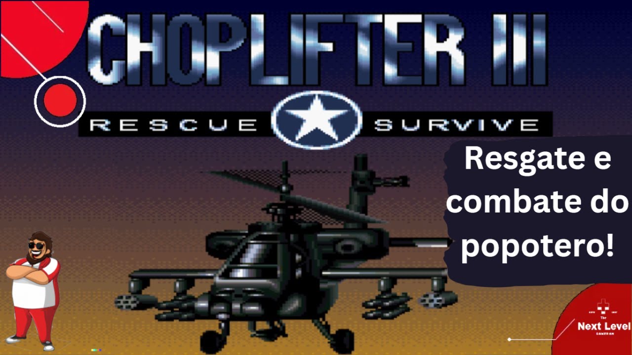 Choplifter 3 SNES - PlayThrought - Popotero de resgate e combate super ...