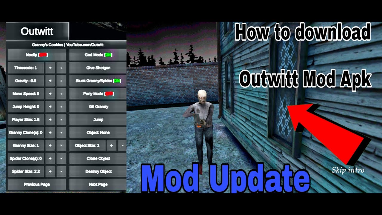 How to Download Granny Outwitt mod apk 4k video | Viperhacker mod ...