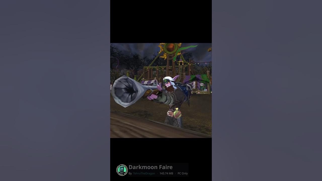 Shooting Gallery in VR!? World of Warcraft in VR! Darkmoon Faire. #worldofwarcraft - YouTube