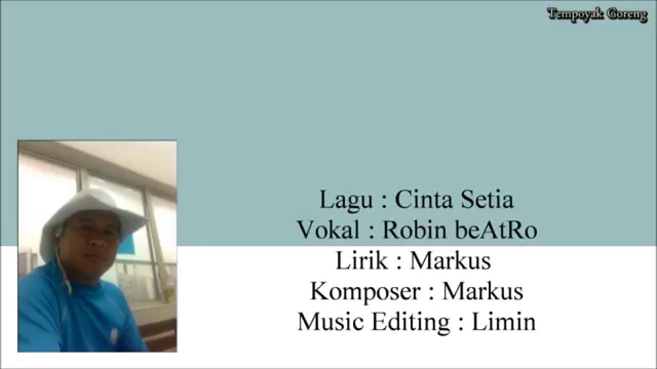 Robin beAtRo - Cinta Setia (Official Lyric Video) - YouTube