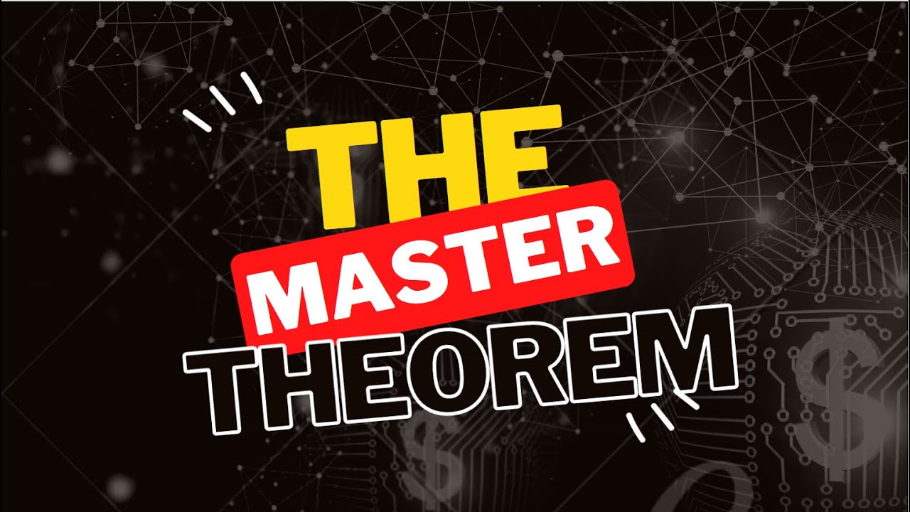 The Master Theorem Explained - YouTube