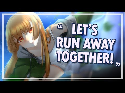 Run Away With Your Abused Girlfriend 🤫 (Friends to Lovers)『ASMR Roleplay』『VISUAL NOVEL』 (F4A)