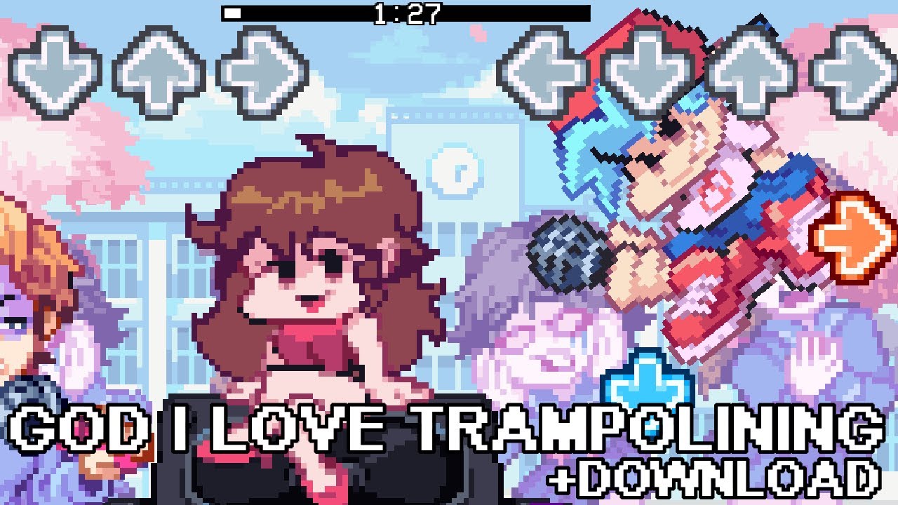 fnf week 6 but bf has a trampoline (DOWNLOAD) - YouTube