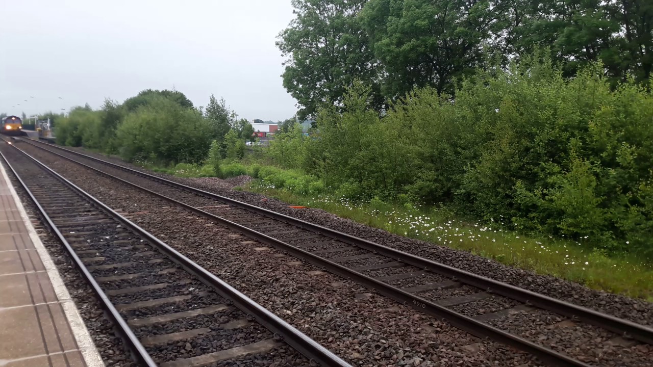 DBC class 66007 passing langley mill at speed on 29/05/17 - YouTube