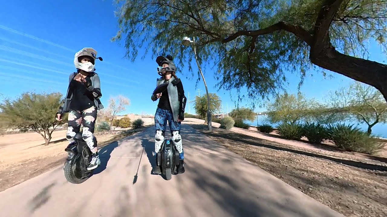 2 Girls 1 Ride | EUC | Electric Unicycle | Girl Date - YouTube