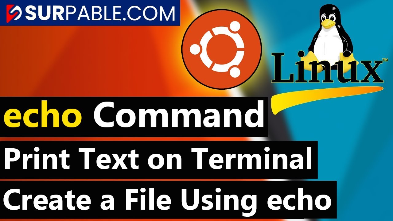 What Is Echo Command In Linux And How To Use It YouTube what-is-echo-command-in-linux-and-how-to-use-it-youtube