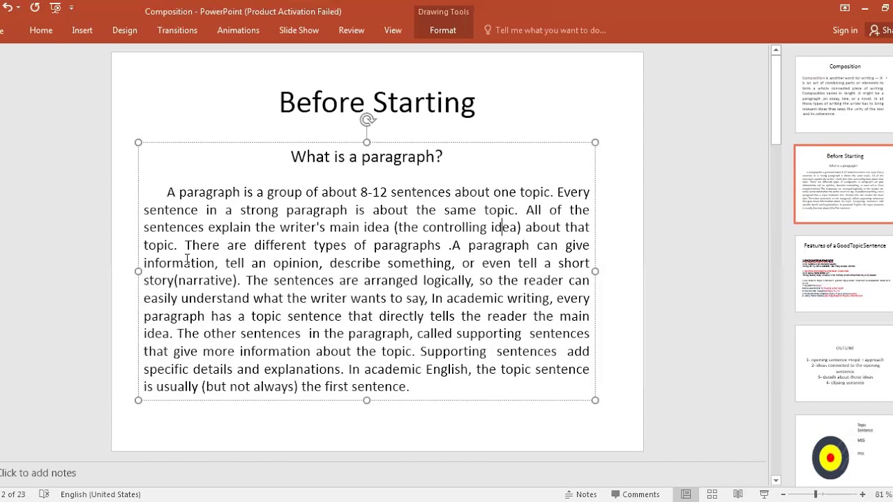 Paragraph Writing - YouTube