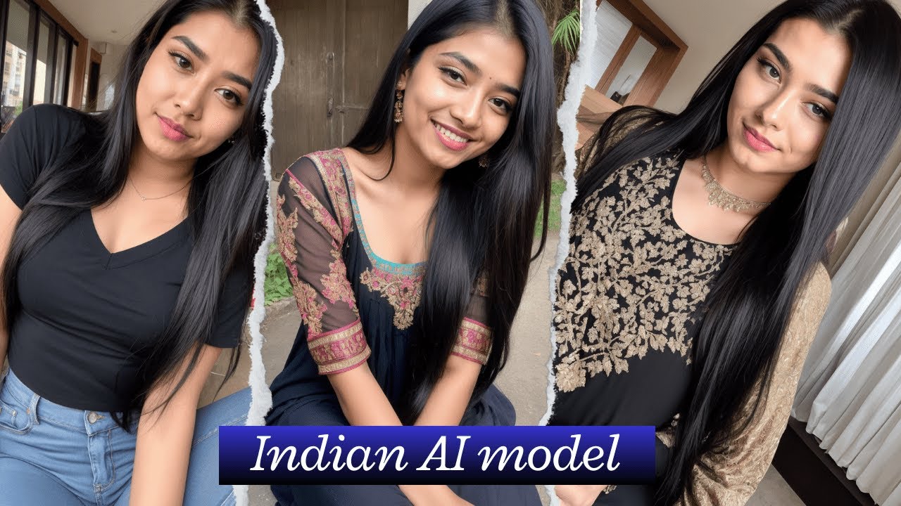 How I Created Realistic Indian AI Influencer Free | AI Influencer Model ...