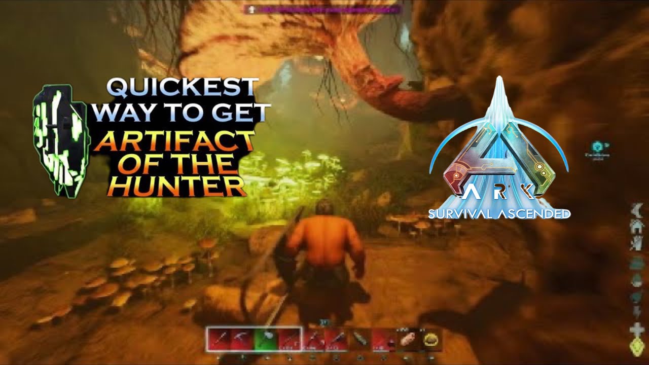 Quickest way to the Artifact of the Hunter #arksurvivalascended - YouTube