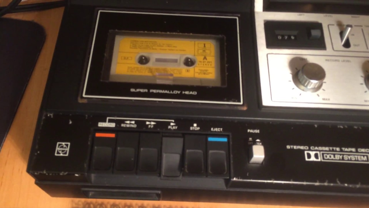National Panasonic Stereo Cassette Tape Deck 269 - YouTube