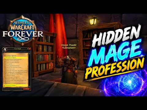 I Found a HIDDEN Mage Profession at Level 20 in WoW Forever