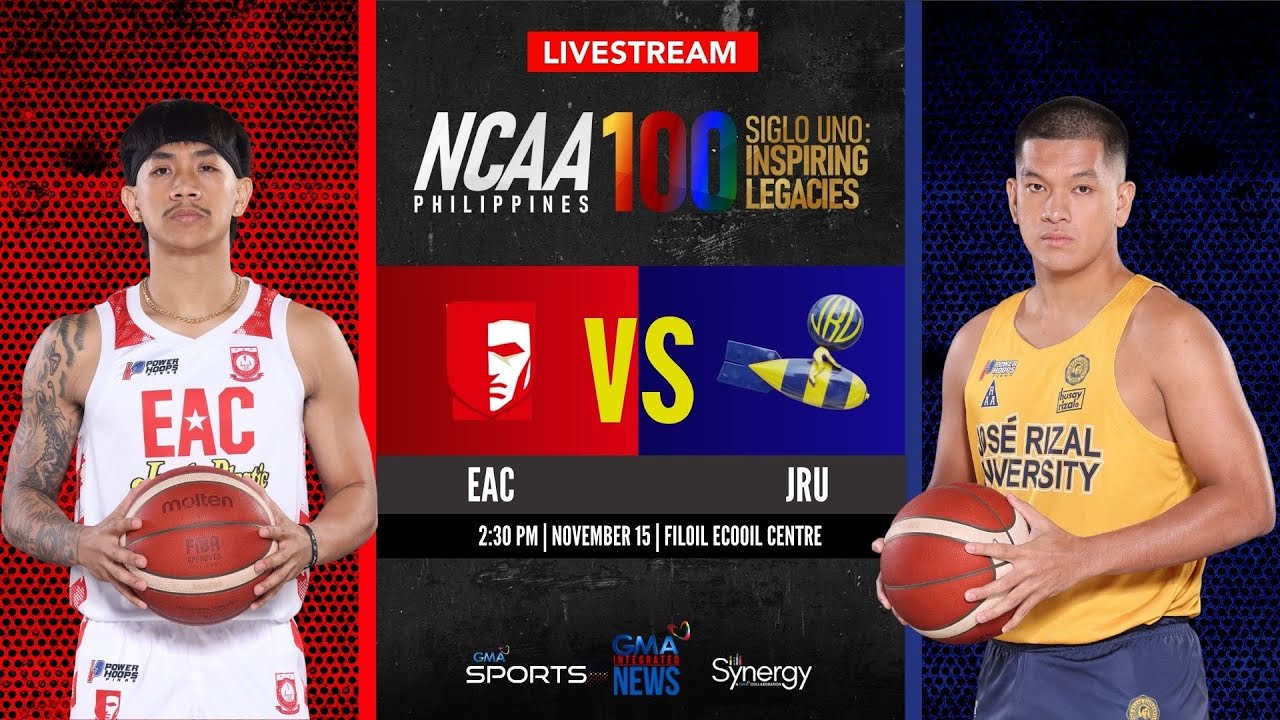 EAC vs JRU (Men’s Basketball) | NCAA Season 100 - Replay - YouTube