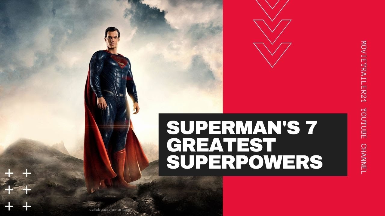 How Strong Is Superman? Superman's 7 Greatest Superpowers - YouTube