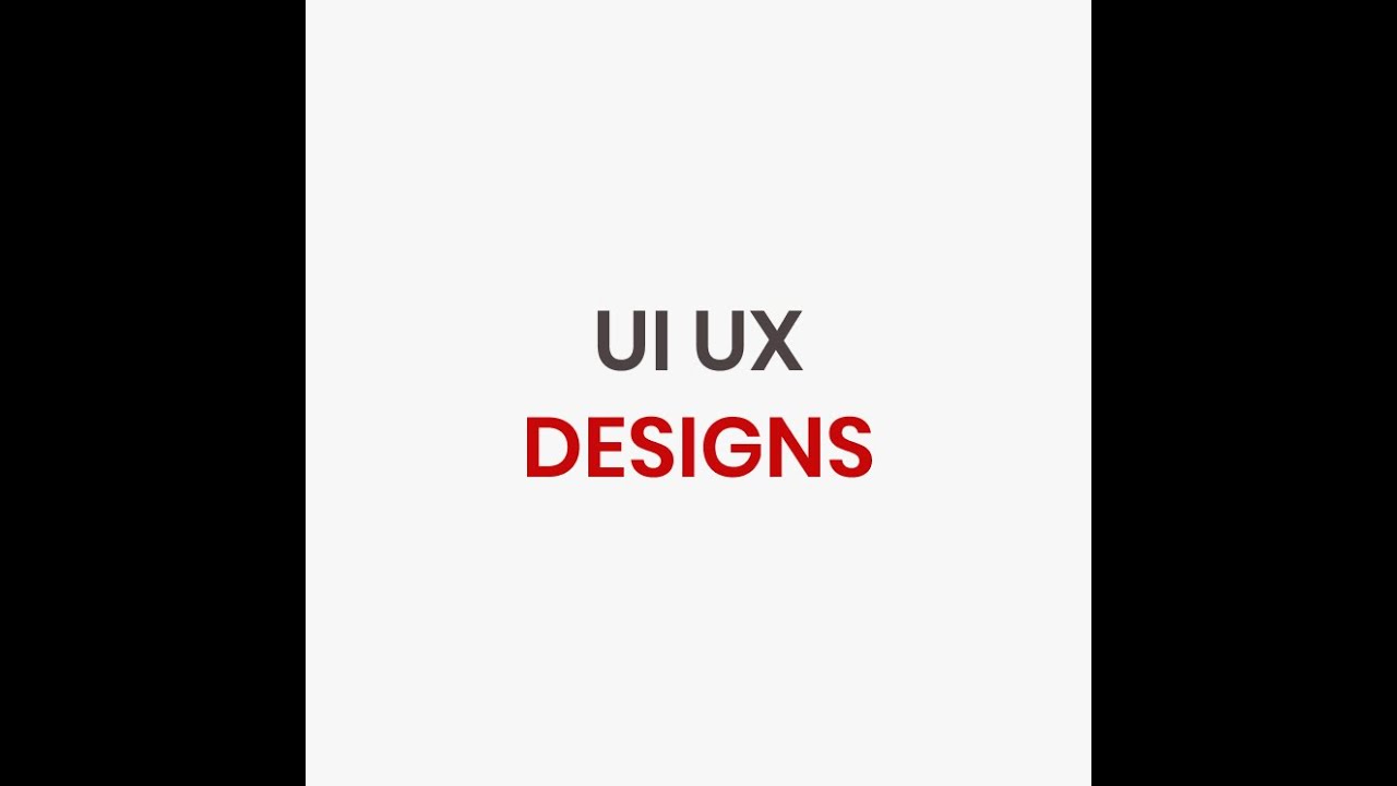 Create you firs project in UI UX Design from scratch - YouTube