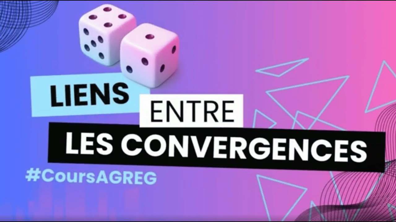 Cours d'agreg de proba (7/15): Lien entre les convergences - YouTube