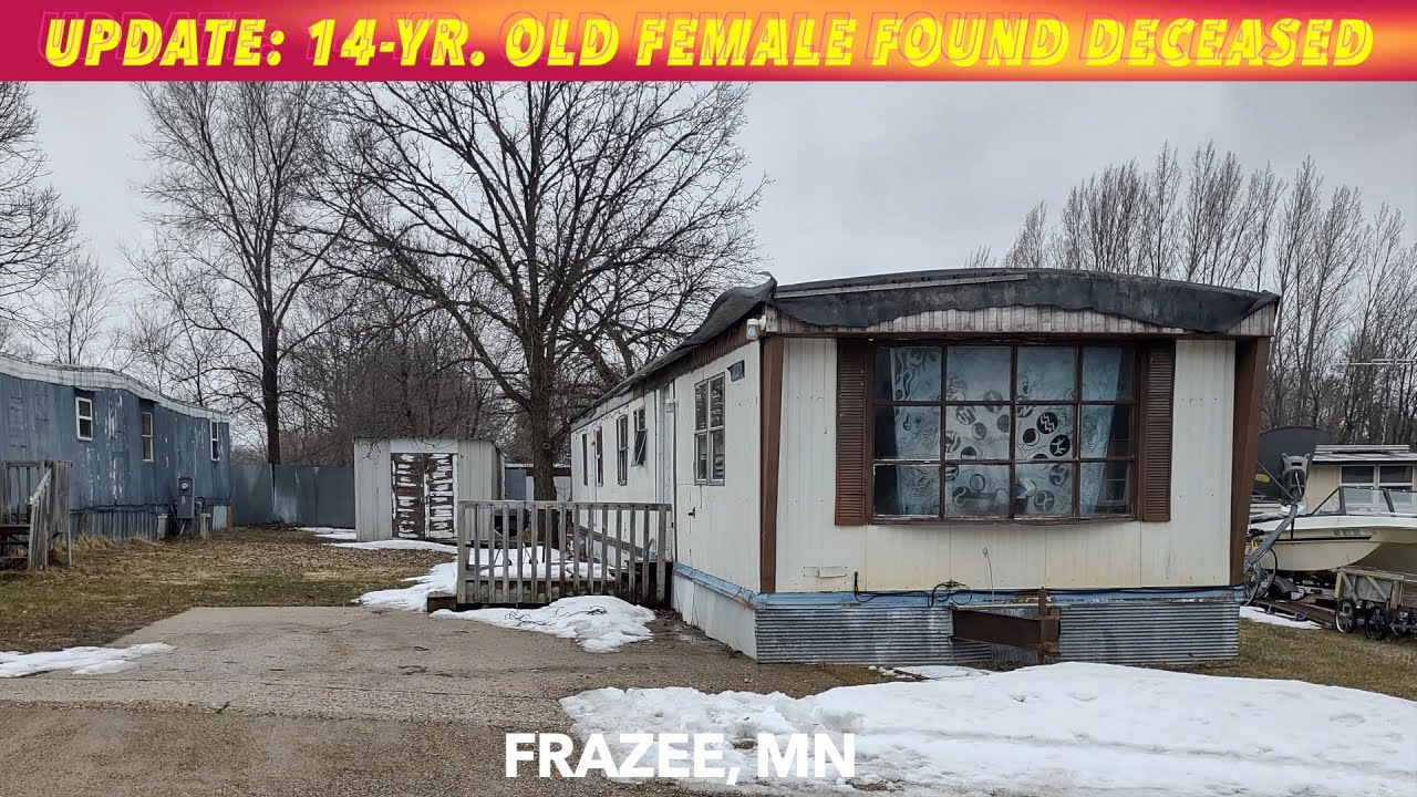 Fourteen-Year Old Female Found Deceased In Frazee, Minnesota - YouTube