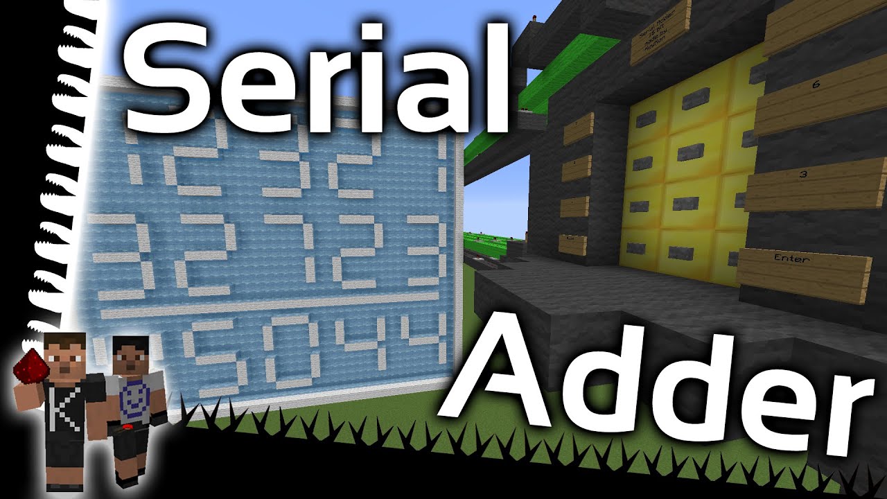 Serieller Addierer - Minecraft Computertechnik - YouTube
