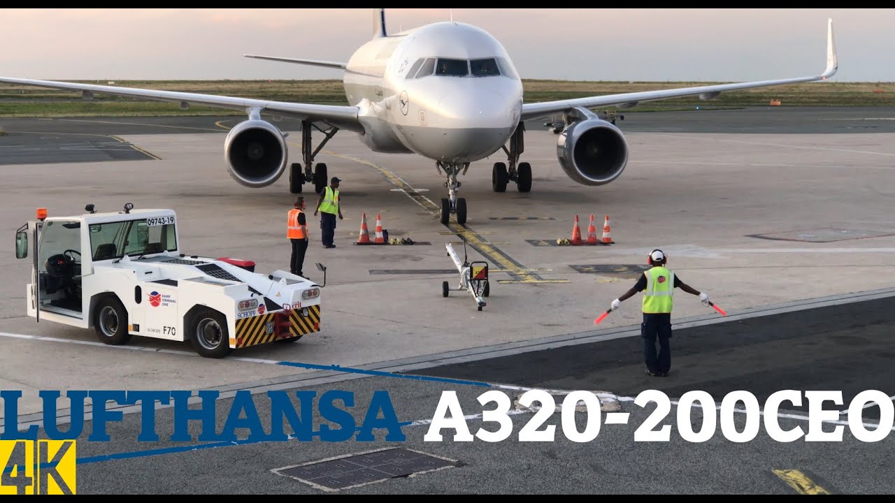 SPEEDY TAXI TO GATE by this Lufthansa A320 at Paris 4K - YouTube
