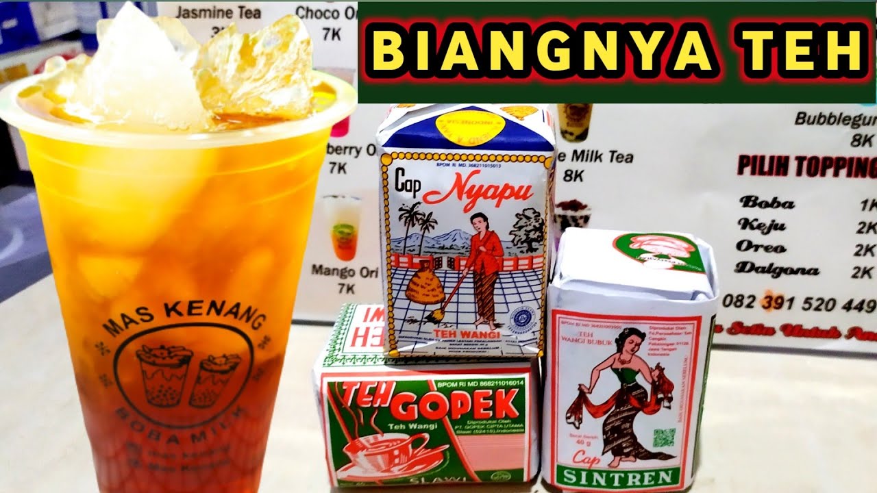 BIANG TEH enak || resep es teh kekinian untuk jualan - YouTube