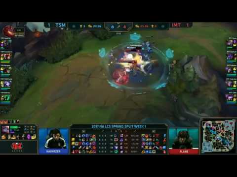 Highlights NA LCS Spring 2017 - IMT Vs TSM Game 3 - YouTube