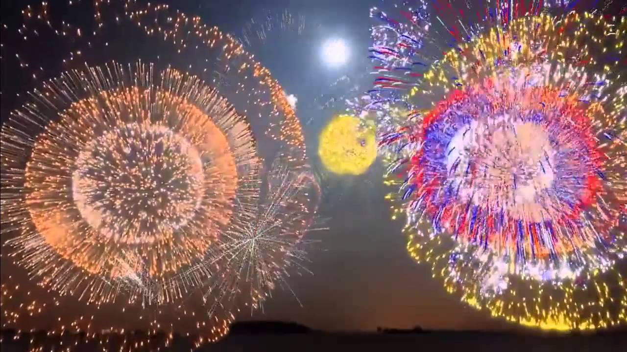 2016 Happy New Year Digital Fireworks - YouTube