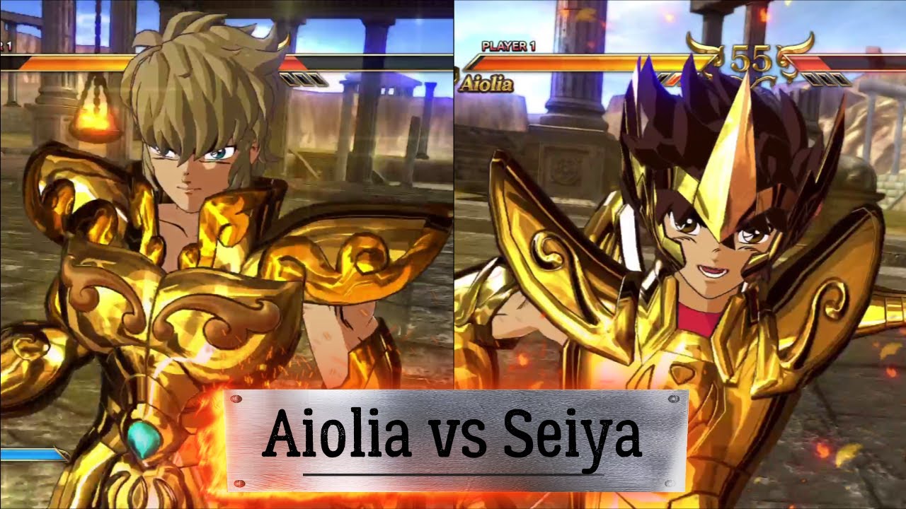 Saint Seiya: Soldiers Soul - Aiolia (Gold Cloth) vs Sagittarius Seiya ...