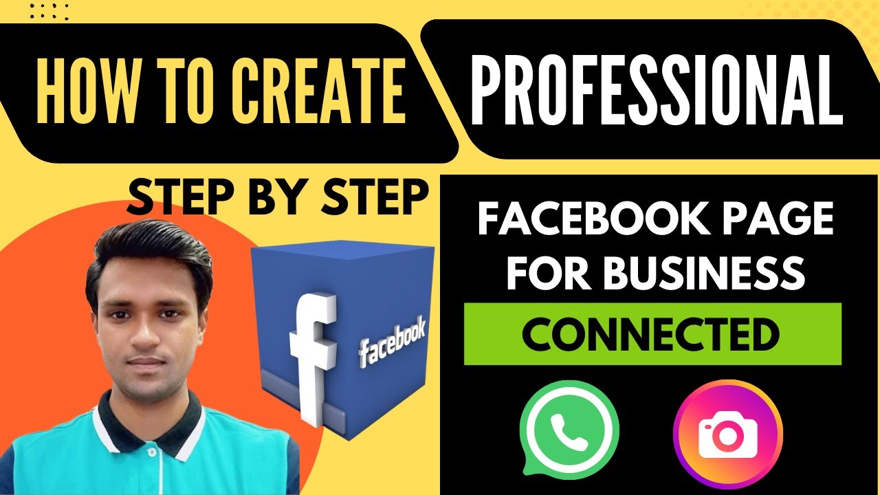 How to create professional facebook page for business 2024 | Online ...