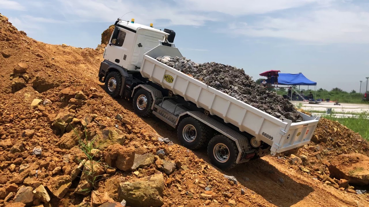 How to clean wash 1.14 Rc Excavator and rc truck | Rửa xe điều khiển từ ...