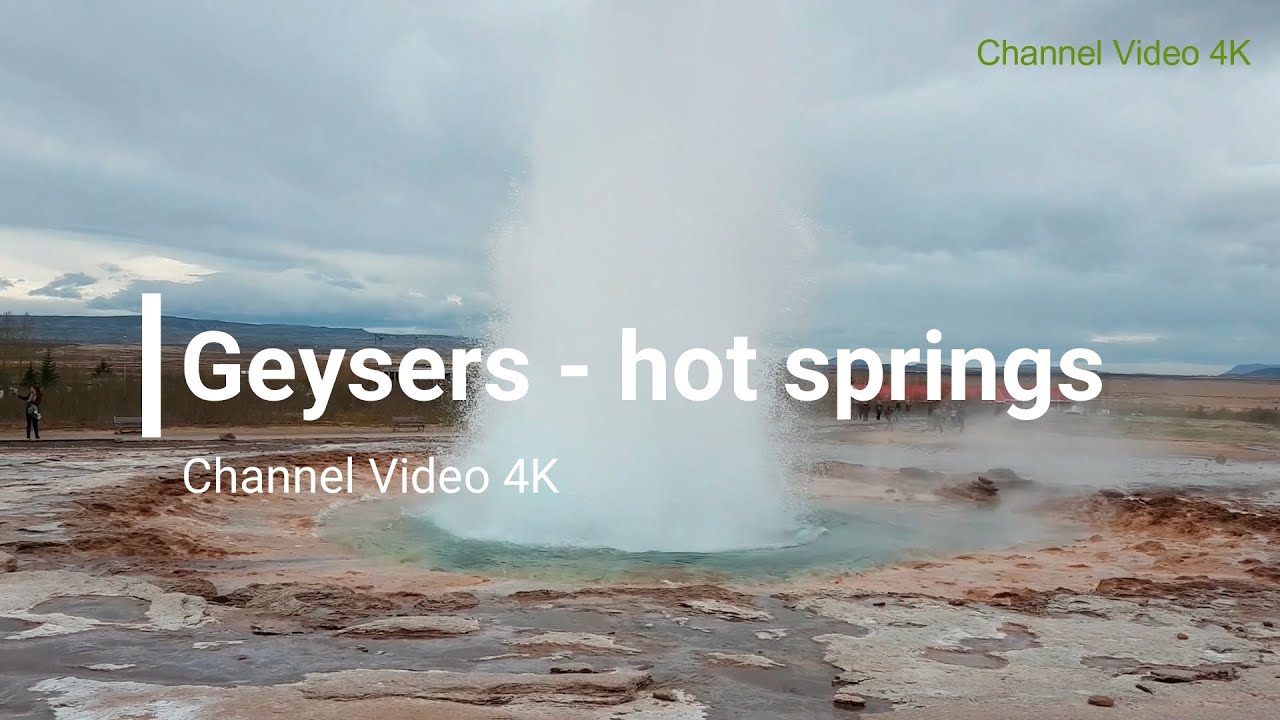 Geysers - hot springs || Geothermal zones || Video 4K 60fps #geysers # ...