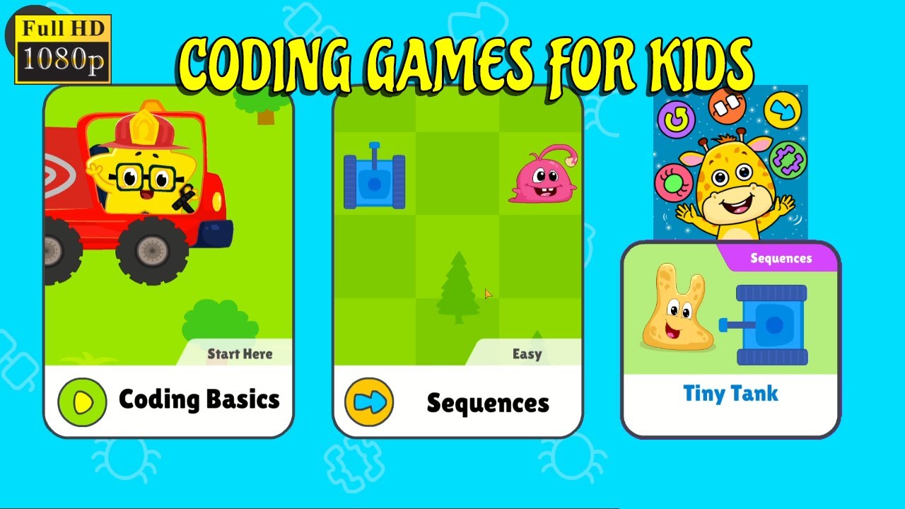 Coding Games For Kids - Learn to Code | Tiny Tank - YouTube