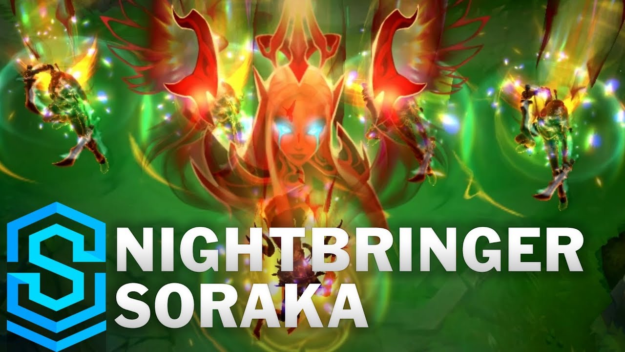Nightbringer Soraka Skin Spotlight - League of Legends - YouTube