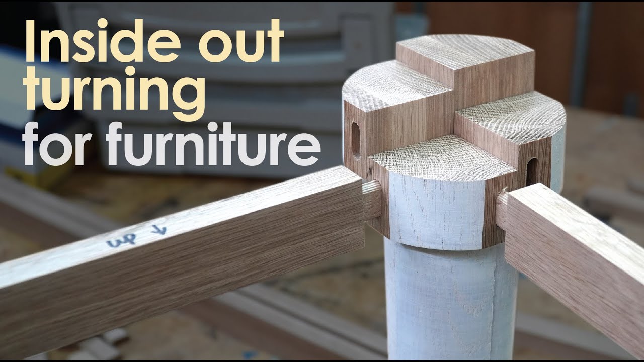 Woodturning - Bench (inside out turning) - YouTube